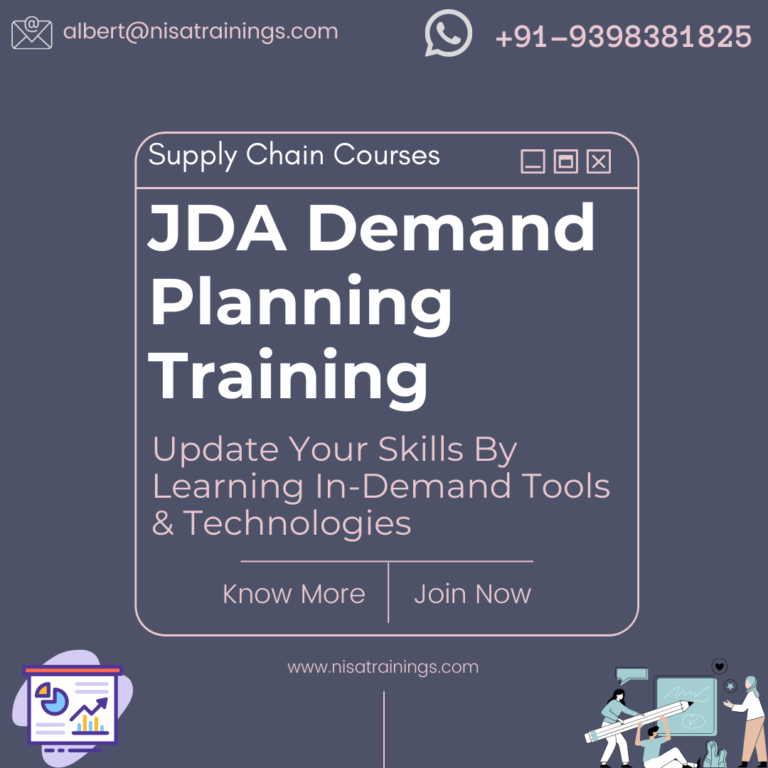 JDA Demand Planning Training - Nisa Trainings